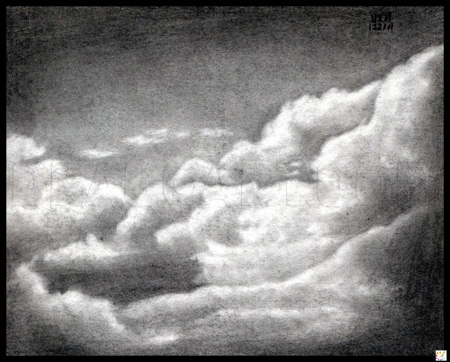 How to Draw Clouds Step By Step - For Kids & Beginners