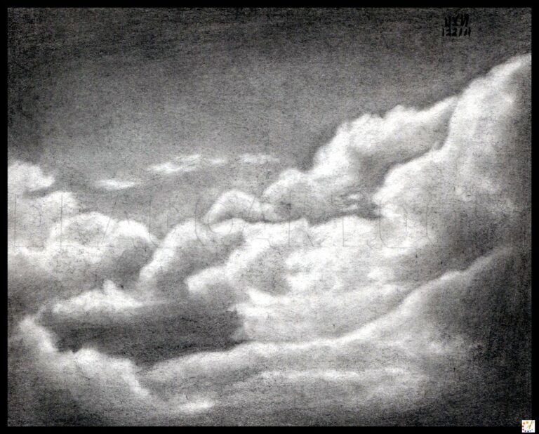 How to Draw Clouds Step By Step - For Kids & Beginners