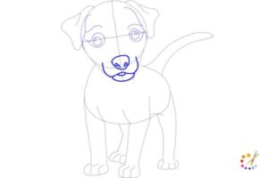 How to Draw a Puppy Step By Step – For Kids & Beginners