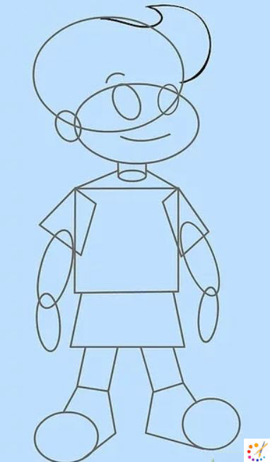 How to Draw People Step By Step - For Kids & Beginners