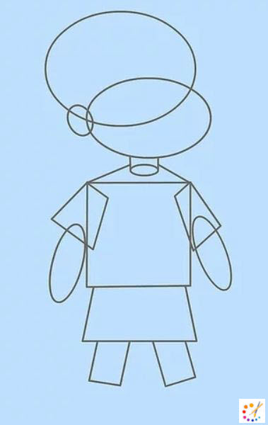 How to Draw People Step By Step - For Kids & Beginners