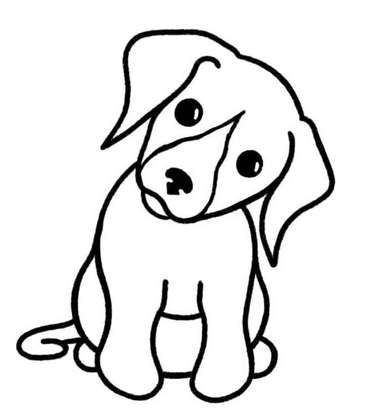 How to Draw a Puppy Step By Step – For Kids & Beginners