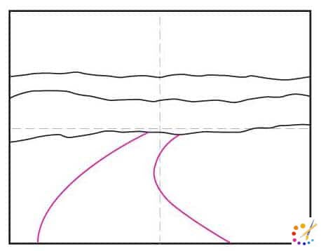 How to draw a Sunset Step By Step – For Kids & Beginners