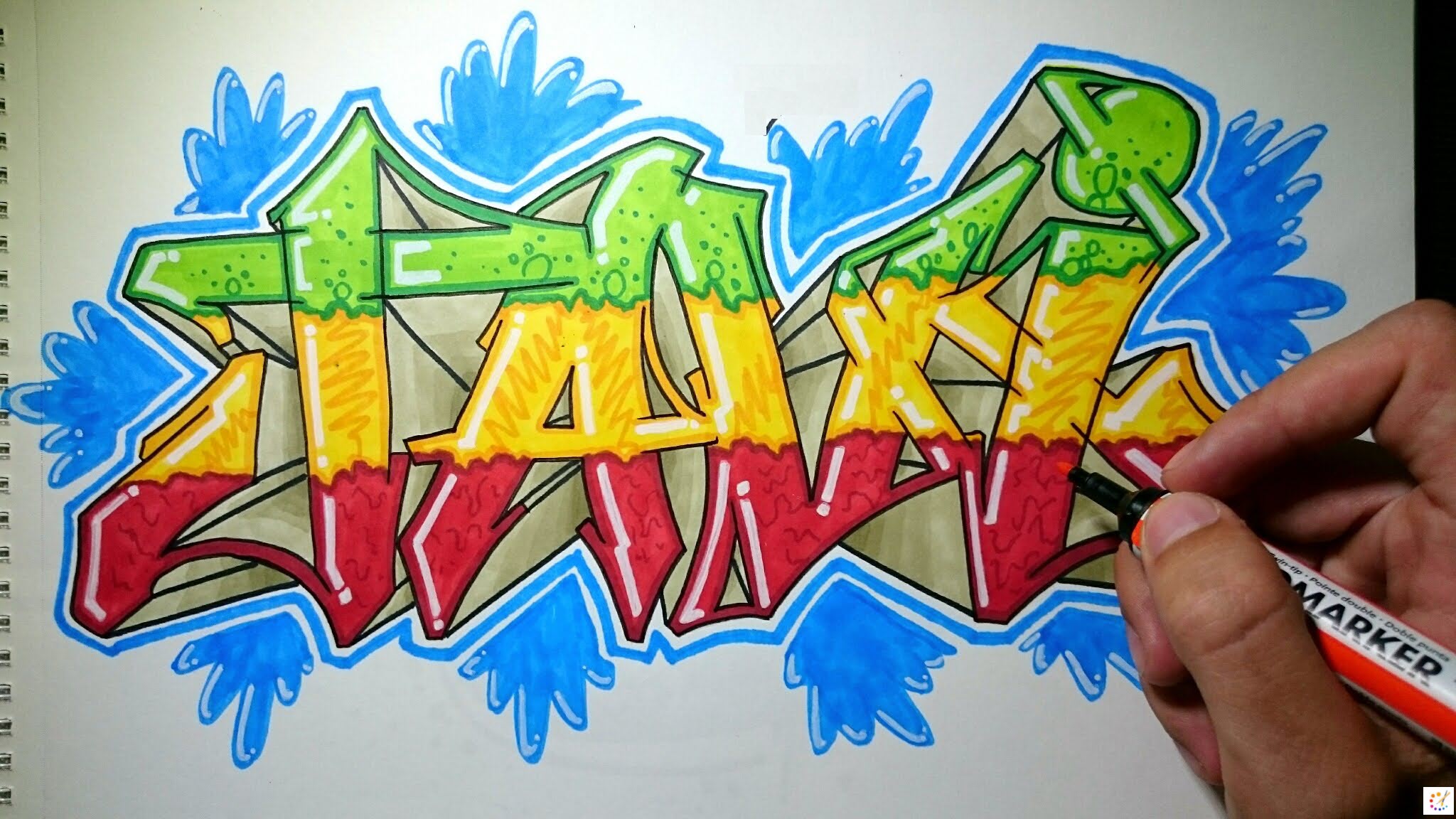 How To Draw Cool Graffiti Designs