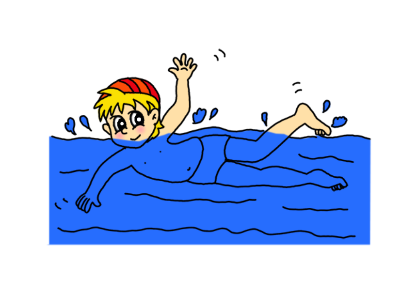 How to Draw a Swimmer Step By Step – For Kids & Beginners