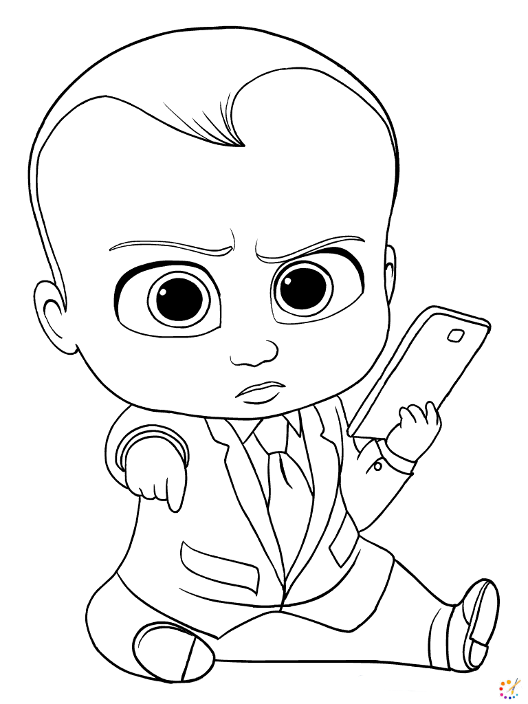 How to Draw a Boss Baby Step By Step – For Kids & Beginners