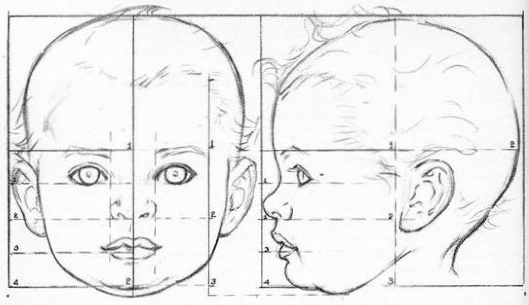 .How to draw a baby Step By Step – For Kids & Beginners