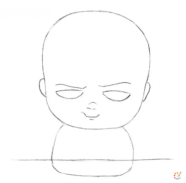 How to Draw a Boss Baby Step By Step – For Kids & Beginners