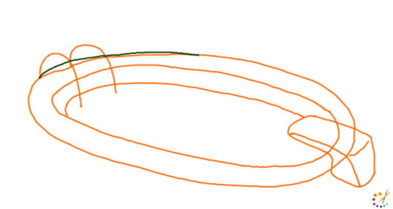 How to Draw a Swimming pool Step By Step – For Beginners