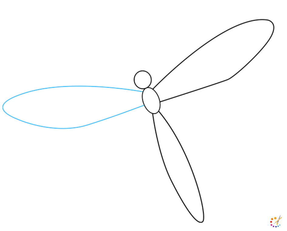 How to draw a Dragonfly Step By Step – For Kids & Beginners
