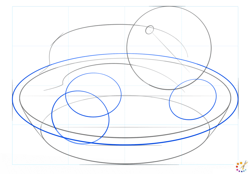 How to draw a fruit basket Step by Step – For Kids & Beginners