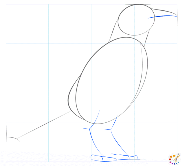 How to Draw a crow Step By Step – For Kids & Beginners
