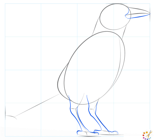 How to Draw a crow Step By Step – For Kids & Beginners