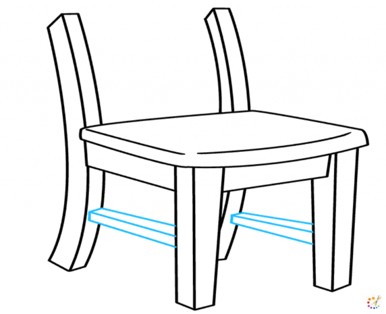 How to draw a chair Step By Step – For Kids & Beginners
