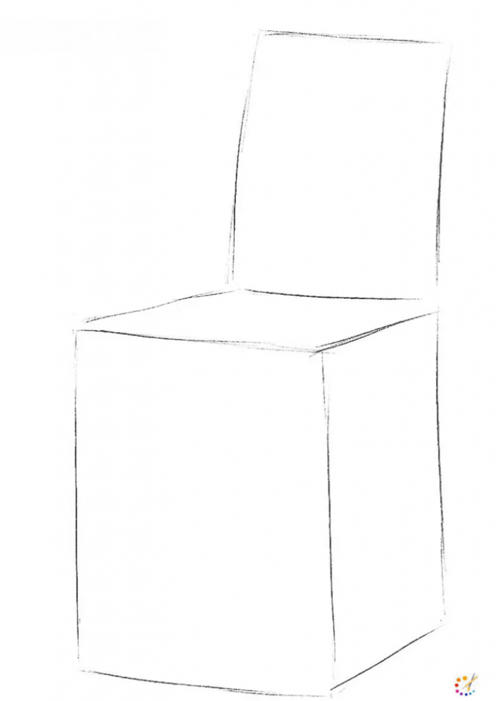 How to draw a chair Step By Step – For Kids & Beginners