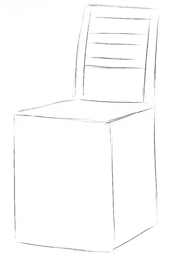 How to draw a chair Step By Step – For Kids & Beginners