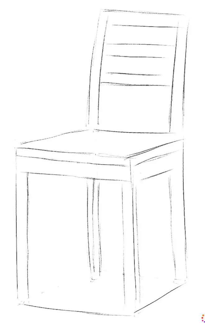 How to draw a chair Step By Step – For Kids & Beginners