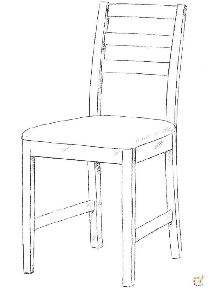 How to draw a chair Step By Step – For Kids & Beginners