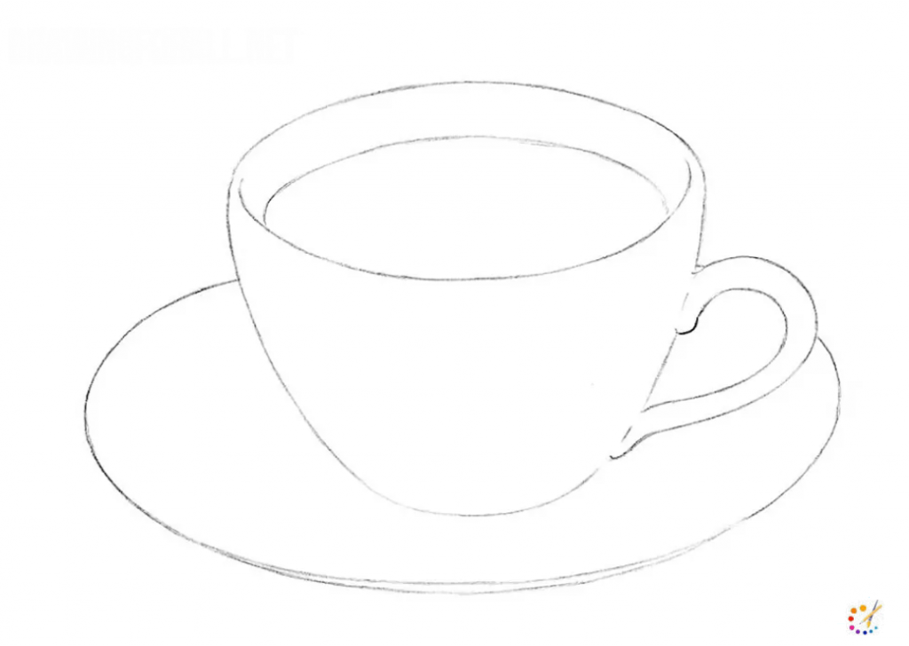How to Draw a Coffee Cup Step By Step – For Kids & Beginners