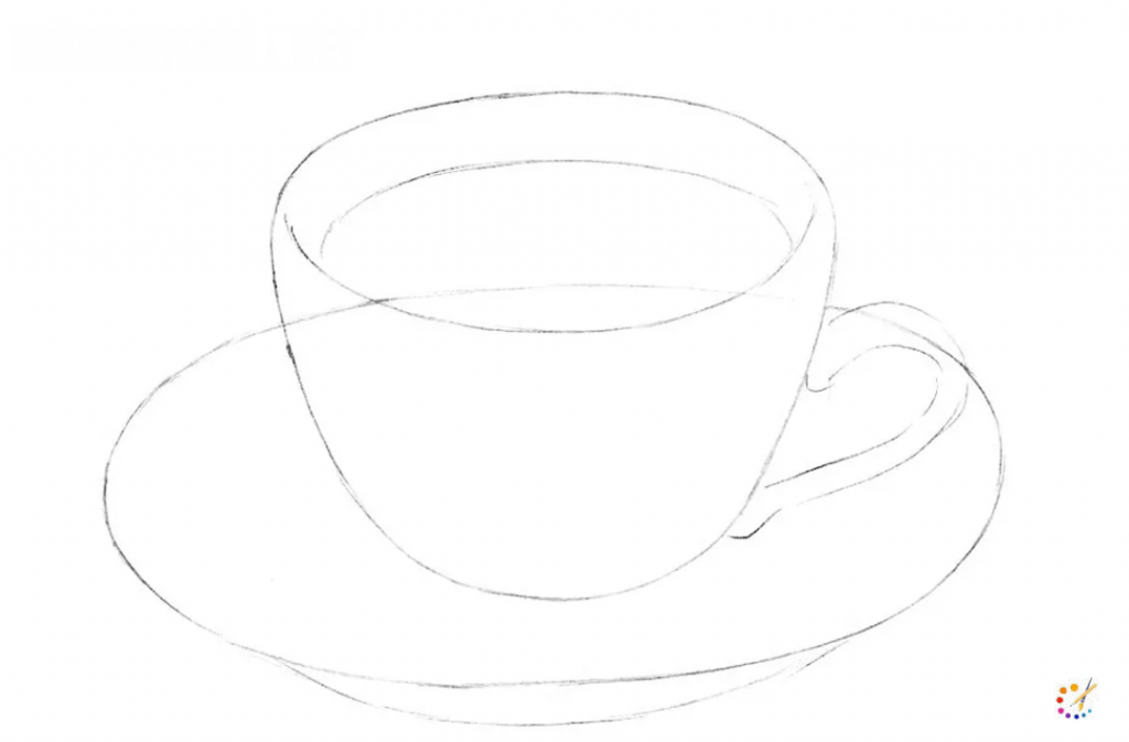 How to Draw a Coffee Cup Step By Step – For Kids & Beginners
