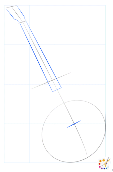 How to draw a guitar Step by Step – For Kids & Beginners