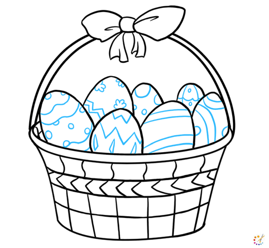 How to Draw Easter Egg Step by Step – For Kids & Beginners