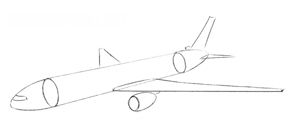 How to Draw Airplane Step by Step – For Kids & Beginners