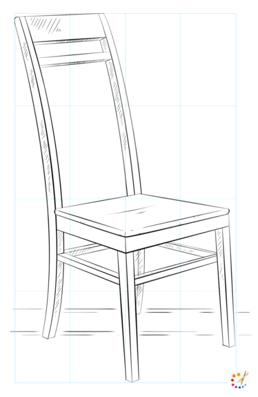 How to draw a chair Step By Step – For Kids & Beginners