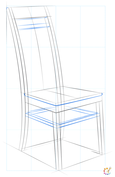 How to draw a chair Step By Step – For Kids & Beginners