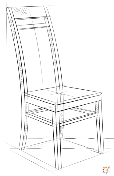 How to draw a chair Step By Step – For Kids & Beginners