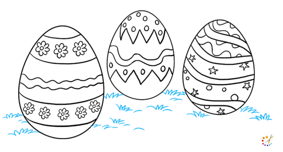How to Draw Easter Egg Step by Step – For Kids & Beginners