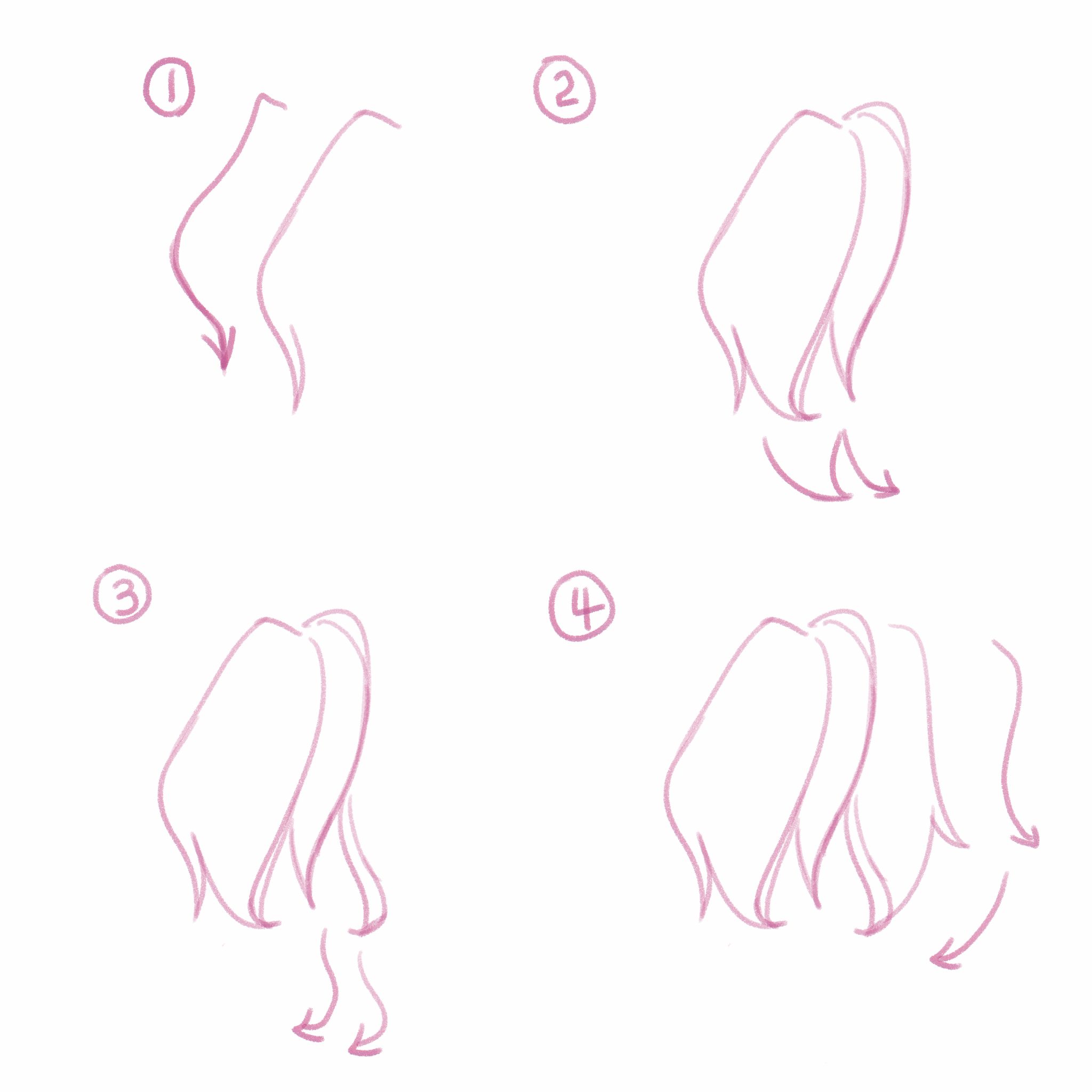 How to Draw Bangs Step By Step – For Kids & Beginners