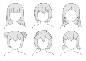 How to Draw Bangs Step By Step – For Kids & Beginners