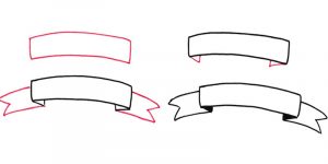 How to Draw Banner Step By Step – For Kids & Beginners