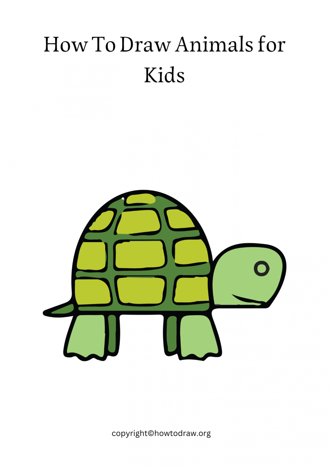 How To Draw Animals Step By Step – For Kids & Beginners