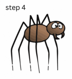 How To Draw A Spider Step By Step – For Kids & Beginners