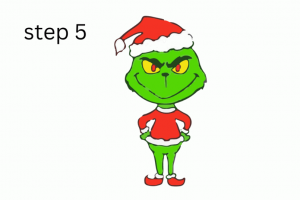 How To Draw The Grinch Step By Step – For Kids & Beginners
