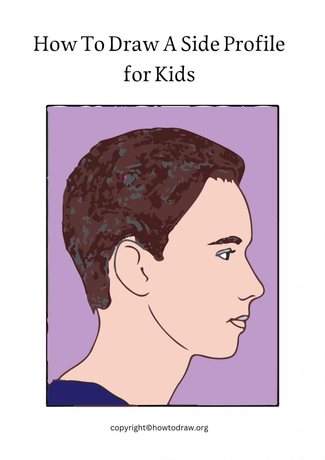 How To Draw A Side Profile Step By Step – For Kids & Beginners