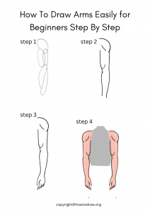 How To Draw Arms Step By Step – For Kids & Beginners