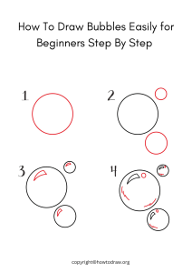 How To Draw Bubbles Step By Step – For Kids & Beginners