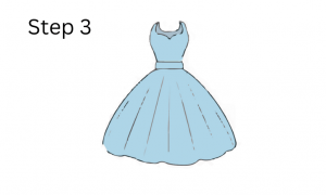 How To Draw A Dress Step By Step – For Kids & Beginners