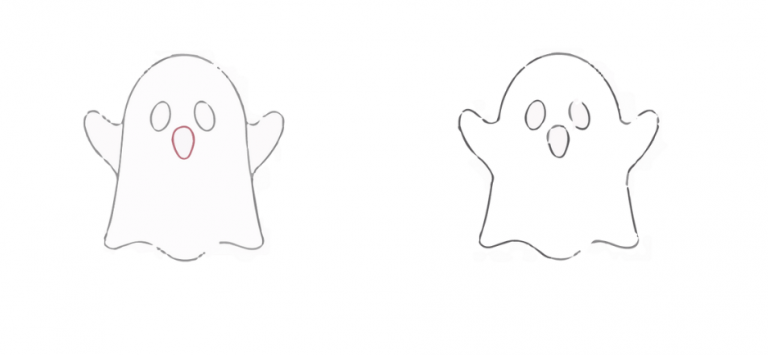 How To Draw A Ghost Step By Step – For Kids & Beginners