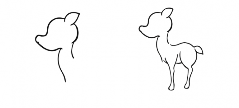 How To Draw A Reindeer Step By Step – For Kids & Beginners