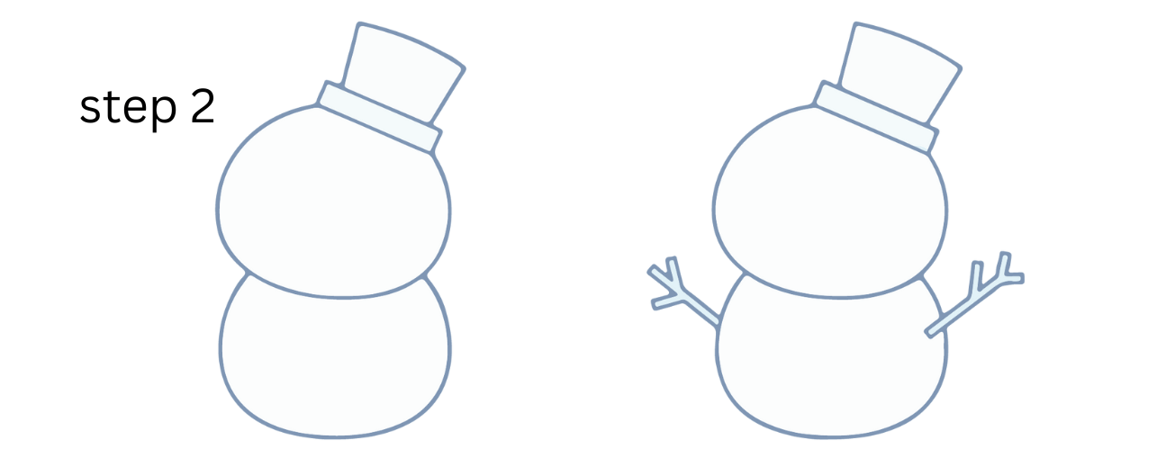 How To Draw A Snowman Step By Step – For Kids & Beginners