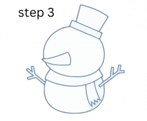 How To Draw A Snowman Step By Step – For Kids & Beginners