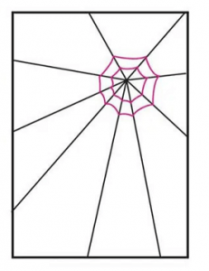 How To Draw A Spider Web Step By Step – For Kids & Beginners