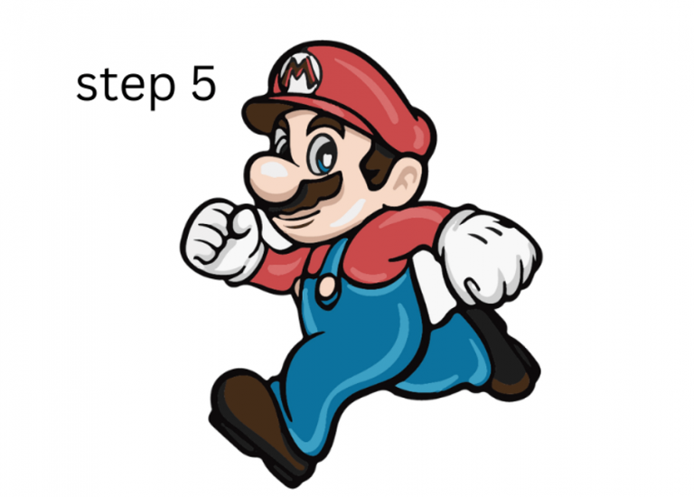 How To Draw Mario Step By Step – For Kids & Beginners