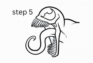 How To Draw Venom Step By Step – For Kids & Beginners