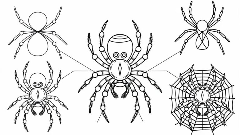 How To Draw A Spider Step By Step – For Kids & Beginners