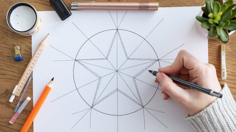 How to Draw a Star Step By Step – For Kids & Beginners